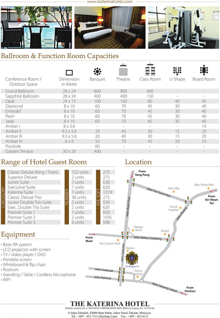 Hotel Fact Sheet – The Katerina Hotel